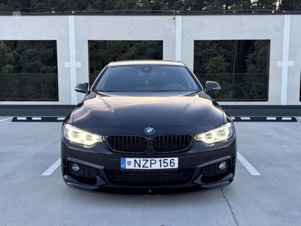 Black BMW 420 Gran Coupe 2014 in Vilnius, with an engine capacity of 2.00 L and mileage of 298 thousand km for 12699 €, photo 5 on AUTOMOTO.COM.LV
