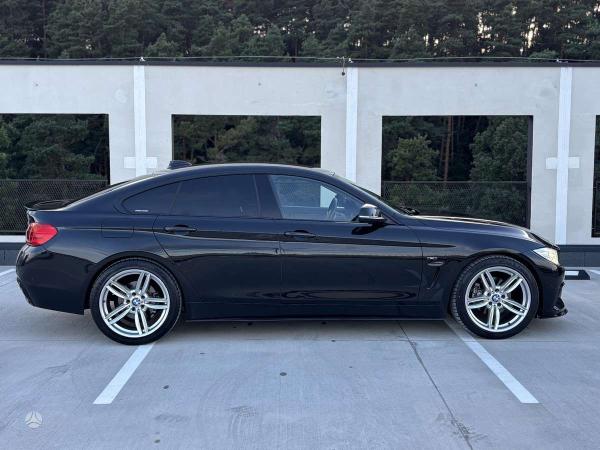 Black BMW 420 Gran Coupe 2014 in Vilnius, with an engine capacity of 2.00 L and mileage of 298 thousand km for 12699 €, photo 7 on AUTOMOTO.COM.LV