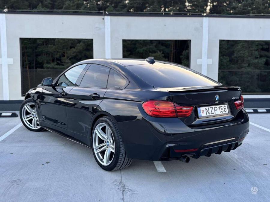 Melns BMW 420 Gran Coupe 2014 Viļņa, ar dzinēja tilpumu 2.00 L un nobraukumu 298 tūkst. km par 12699 €, foto 8 vietnē AUTOMOTO.COM.LV