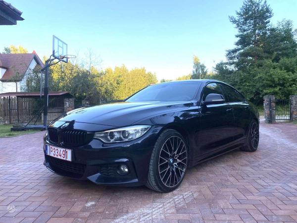 Черный БМВ 420 Gran Coupe 2015 в Шяуляй, объемом двигателя 2.00 л и пробегом 215 тыс. км за 15300 €, фото 1 на AUTOMOTO.COM.LV