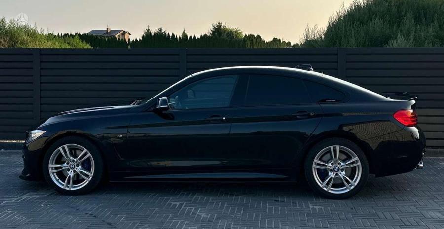 Melns BMW 420 Gran Coupe 2015 Kauņa, ar dzinēja tilpumu 2.00 L un nobraukumu 286 tūkst. km par 15600 €, foto 6 vietnē AUTOMOTO.COM.LV