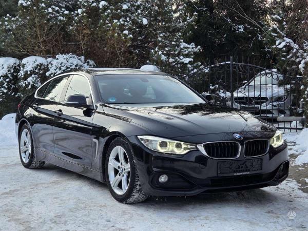 Melns BMW 420 Gran Coupe 2016 Kauņa, ar dzinēja tilpumu 2.00 L un nobraukumu 300 tūkst. km par 14500 €, foto 1 vietnē AUTOMOTO.COM.LV