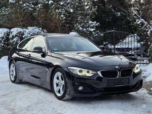 Melns BMW 420 Gran Coupe 2016 Kauņa, ar dzinēja tilpumu 2.00 L un nobraukumu 300 tūkst. km par 14500 €, foto  vietnē AUTOMOTO.COM.LV
