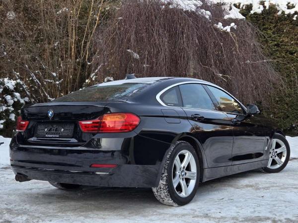 Melns BMW 420 Gran Coupe 2016 Kauņa, ar dzinēja tilpumu 2.00 L un nobraukumu 300 tūkst. km par 14500 €, foto 8 vietnē AUTOMOTO.COM.LV