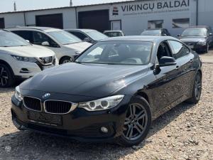 Black BMW 420 Gran Coupe 2016 in Utena, with an engine capacity of 2.00 L and mileage of 290 thousand km for 8490 €, photo 4 on AUTOMOTO.COM.LV