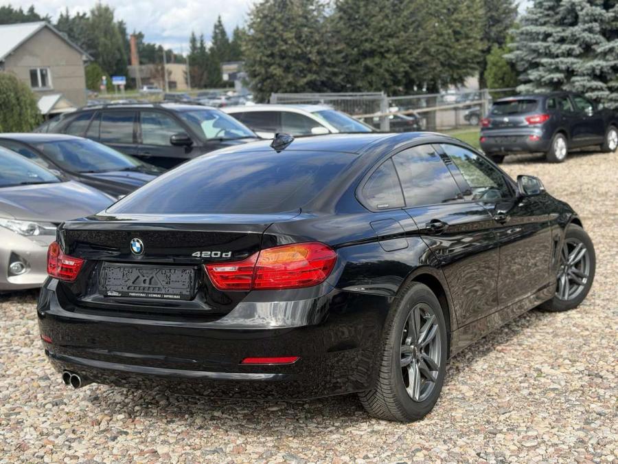 Черный БМВ 420 Gran Coupe 2016 в Утена, объемом двигателя 2.00 л и пробегом 290 тыс. км за 8990 €, фото 4 на AUTOMOTO.COM.LV
