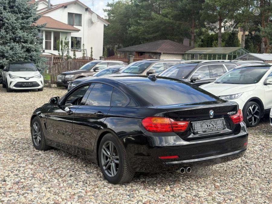Черный БМВ 420 Gran Coupe 2016 в Утена, объемом двигателя 2.00 л и пробегом 290 тыс. км за 8990 €, фото 6 на AUTOMOTO.COM.LV