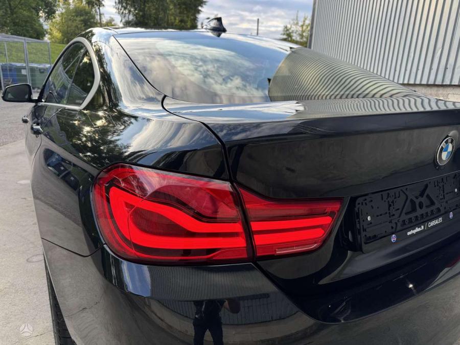 Black BMW 420 Gran Coupe 2018 in Alytus, with an engine capacity of 2.00 L and mileage of 282 thousand km for 13950 €, photo 31 on AUTOMOTO.COM.LV