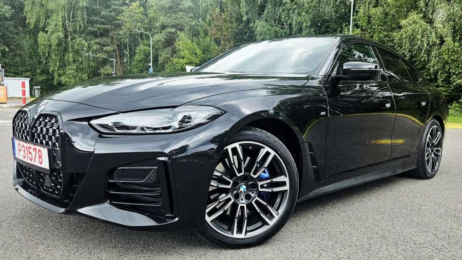 Black BMW 420 Gran Coupe 2022 in Vilnius, with an engine capacity of 2.00 L and mileage of 33 thousand km for 34000 €, photo 1 on AUTOMOTO.COM.LV