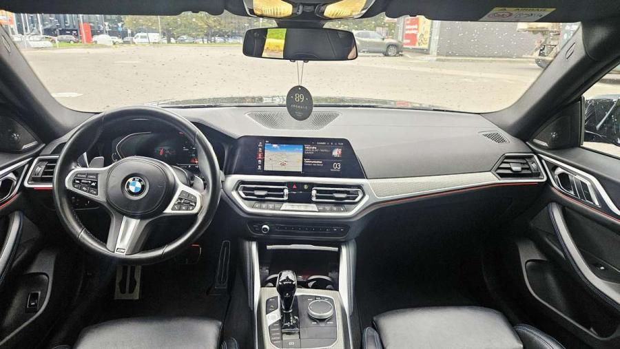 Black BMW 420 Gran Coupe 2022 in Vilnius, with an engine capacity of 2.00 L and mileage of 33 thousand km for 34000 €, photo 18 on AUTOMOTO.COM.LV