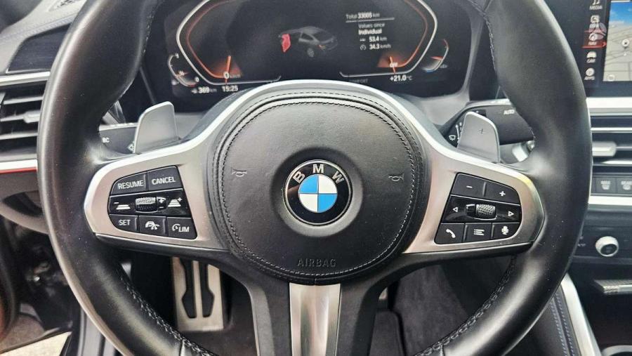 Black BMW 420 Gran Coupe 2022 in Vilnius, with an engine capacity of 2.00 L and mileage of 33 thousand km for 34000 €, photo 19 on AUTOMOTO.COM.LV