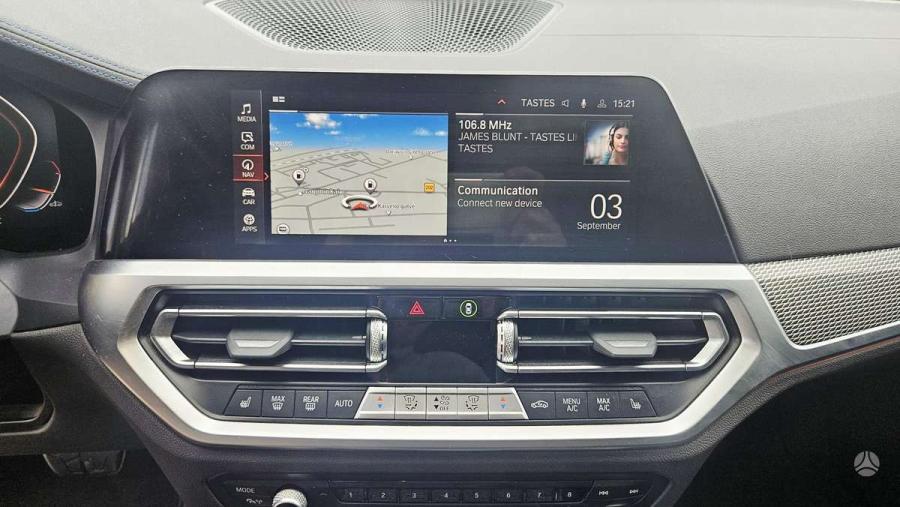 Black BMW 420 Gran Coupe 2022 in Vilnius, with an engine capacity of 2.00 L and mileage of 33 thousand km for 34000 €, photo 21 on AUTOMOTO.COM.LV