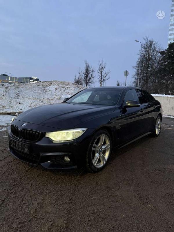 Melns BMW 420 Gran Coupe 2015 Viļņa, ar dzinēja tilpumu 2.00 L un nobraukumu 275 tūkst. km par 13800 €, foto 1 vietnē AUTOMOTO.COM.LV