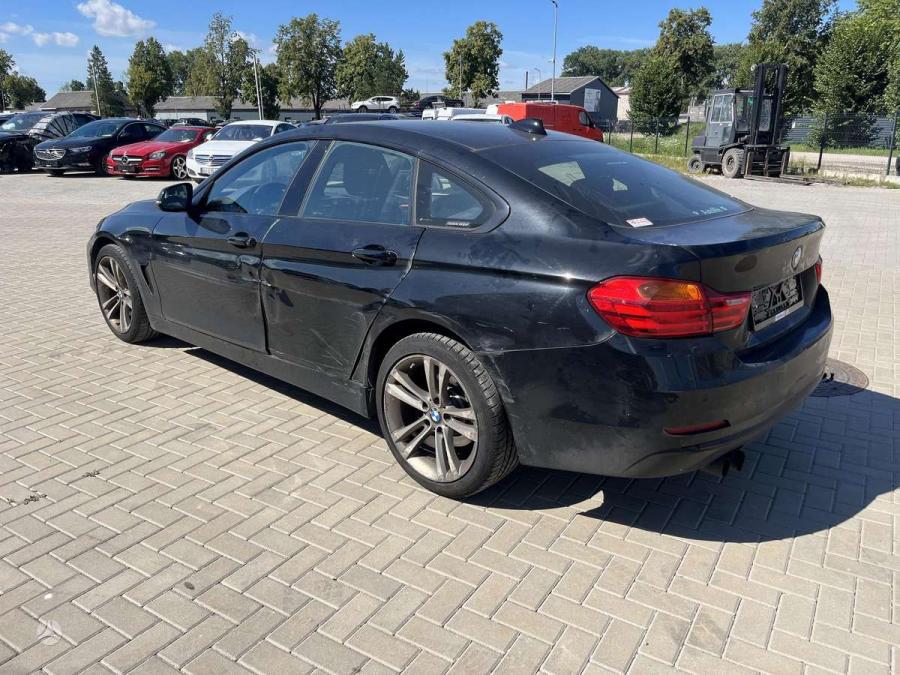 Melns BMW 420 Gran Coupe 2016 Tauragė, ar dzinēja tilpumu 2.00 L un nobraukumu 194 tūkst. km par 6700 €, foto 3 vietnē AUTOMOTO.COM.LV
