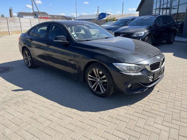 Black BMW 420 Gran Coupe 2016 in Taurage, with an engine capacity of 2.00 L and mileage of 194 thousand km for 6700 €, photo 8 on AUTOMOTO.COM.LV