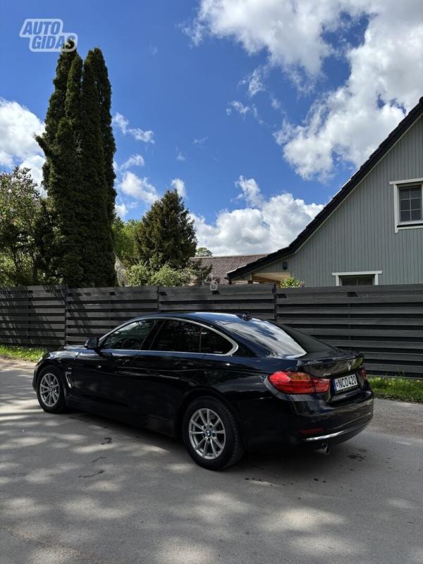 Black BMW 420 Gran Coupe 2014 in Plunge, with an engine capacity of 2.00 L and mileage of 186 thousand km for 12400 €, photo 3 on AUTOMOTO.COM.LV