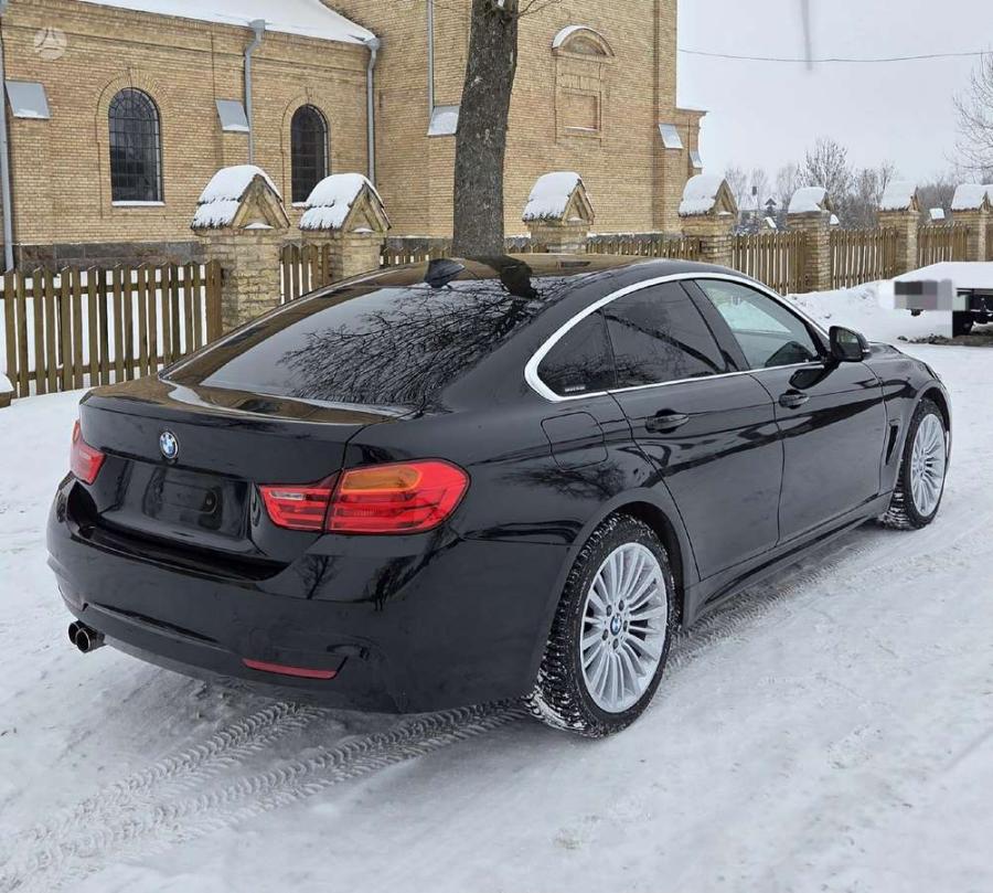 Черный БМВ 420 Gran Coupe 2015 в Электренай, объемом двигателя 2.00 л и пробегом 271 тыс. км за 9800 €, фото 3 на AUTOMOTO.COM.LV