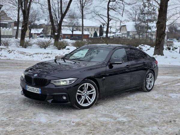 Melns BMW 420 Gran Coupe 2017 Tauragė, ar dzinēja tilpumu 2.00 L un nobraukumu 177 tūkst. km par 15500 €, foto  vietnē AUTOMOTO.COM.LV