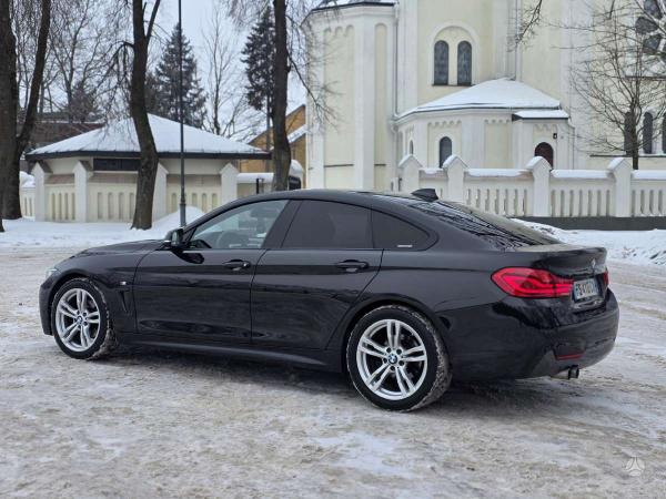 Black BMW 420 Gran Coupe 2017 in Taurage, with an engine capacity of 2.00 L and mileage of 177 thousand km for 15500 €, photo 7 on AUTOMOTO.COM.LV