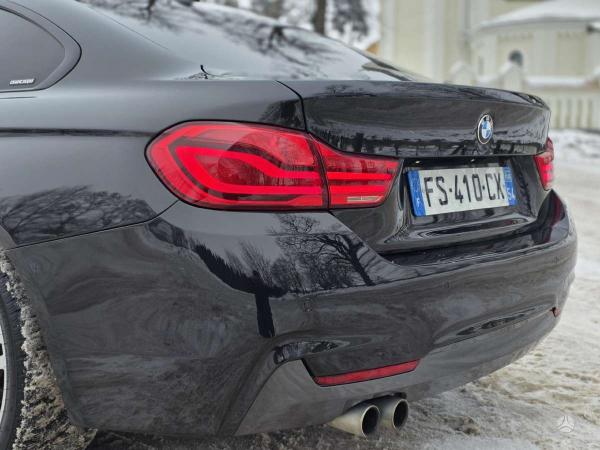 Black BMW 420 Gran Coupe 2017 in Taurage, with an engine capacity of 2.00 L and mileage of 177 thousand km for 15500 €, photo 9 on AUTOMOTO.COM.LV