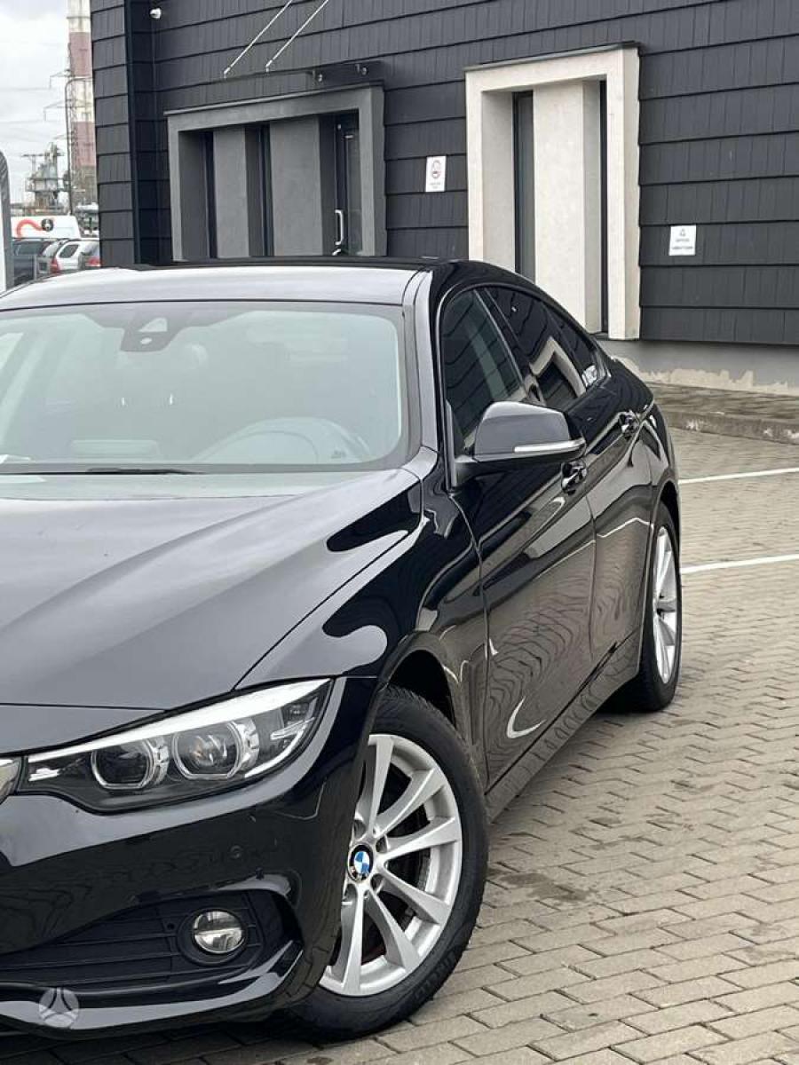 Melns BMW 420 Gran Coupe 2018 Kauņa, ar dzinēja tilpumu 2.00 L un nobraukumu 215 tūkst. km par 13250 €, foto 3 vietnē AUTOMOTO.COM.LV
