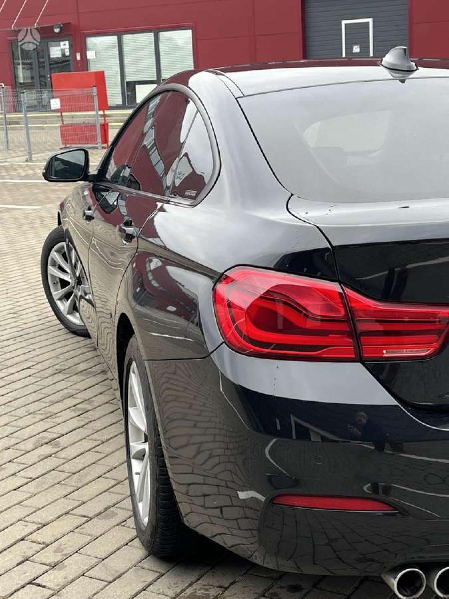 Melns BMW 420 Gran Coupe 2018 Kauņa, ar dzinēja tilpumu 2.00 L un nobraukumu 215 tūkst. km par 13250 €, foto 6 vietnē AUTOMOTO.COM.LV