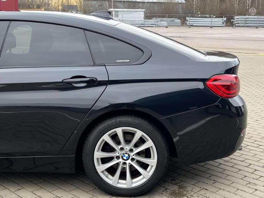 Melns BMW 420 Gran Coupe 2018 Kauņa, ar dzinēja tilpumu 2.00 L un nobraukumu 215 tūkst. km par 13250 €, foto 8 vietnē AUTOMOTO.COM.LV