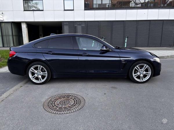 Blue BMW 420 Gran Coupe 2014 in Vilnius, with an engine capacity of 2.00 L and mileage of 259 thousand km for 10600 €, photo 2 on AUTOMOTO.COM.LV