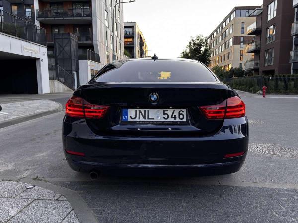 Blue BMW 420 Gran Coupe 2014 in Vilnius, with an engine capacity of 2.00 L and mileage of 259 thousand km for 10600 €, photo 4 on AUTOMOTO.COM.LV