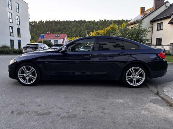 Blue BMW 420 Gran Coupe 2014 in Vilnius, with an engine capacity of 2.00 L and mileage of 259 thousand km for 10600 €, photo 6 on AUTOMOTO.COM.LV
