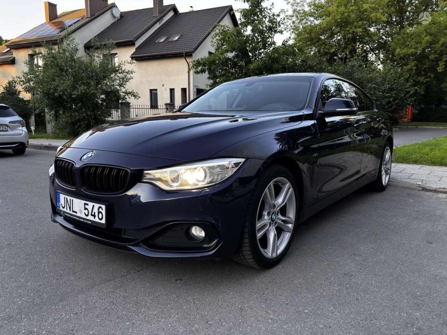 Zils BMW 420 Gran Coupe 2014 Viļņa, ar dzinēja tilpumu 2.00 L un nobraukumu 259 tūkst. km par 10600 €, foto 8 vietnē AUTOMOTO.COM.LV