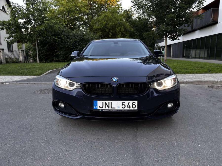 Zils BMW 420 Gran Coupe 2014 Viļņa, ar dzinēja tilpumu 2.00 L un nobraukumu 259 tūkst. km par 10600 €, foto 9 vietnē AUTOMOTO.COM.LV