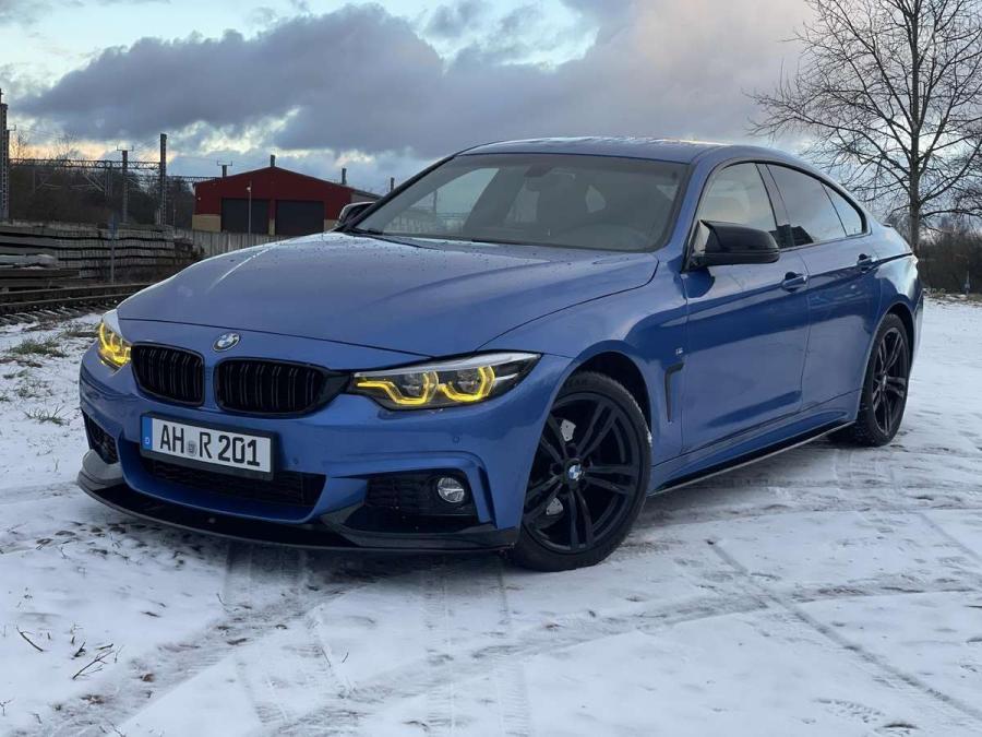 Blue BMW 420 Gran Coupe 2016 in Vilnius, with an engine capacity of 2.00 L and mileage of 193 thousand km for 15900 €, photo 1 on AUTOMOTO.COM.LV