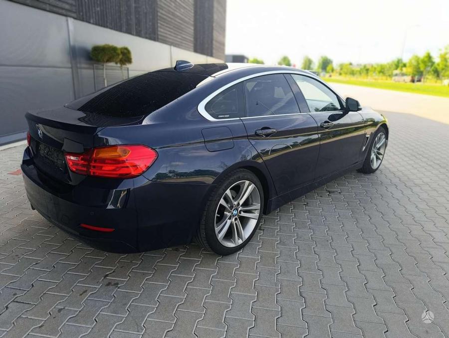 Синий БМВ 420 Gran Coupe 2016 в Шяуляй, объемом двигателя 2.00 л и пробегом 304 тыс. км за 10000 €, фото 1 на AUTOMOTO.COM.LV