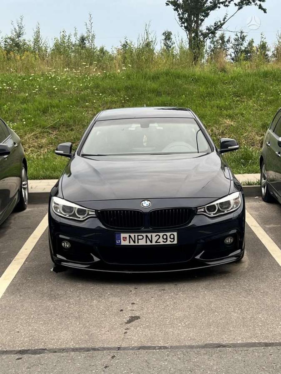 Blue BMW 420 Gran Coupe 2014 in Vilnius, with an engine capacity of 2.00 L and mileage of 309 thousand km for 10650 €, photo 1 on AUTOMOTO.COM.LV