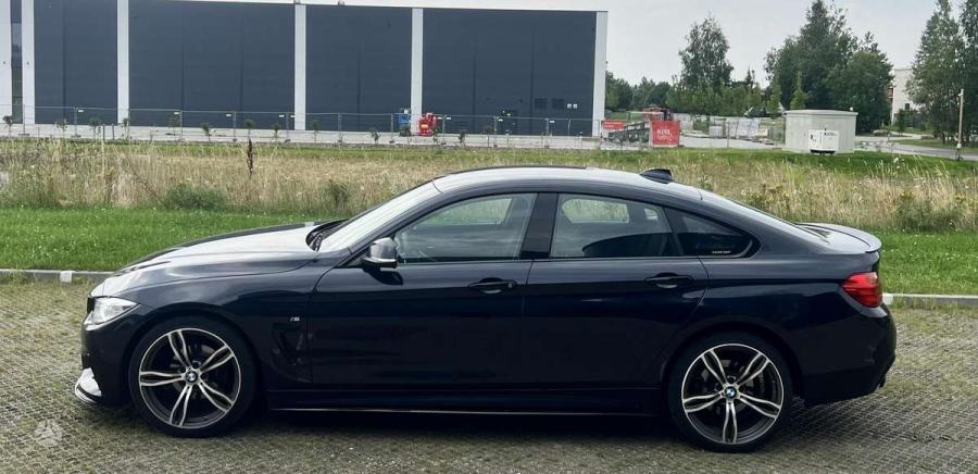 Blue BMW 420 Gran Coupe 2014 in Vilnius, with an engine capacity of 2.00 L and mileage of 309 thousand km for 10650 €, photo 5 on AUTOMOTO.COM.LV