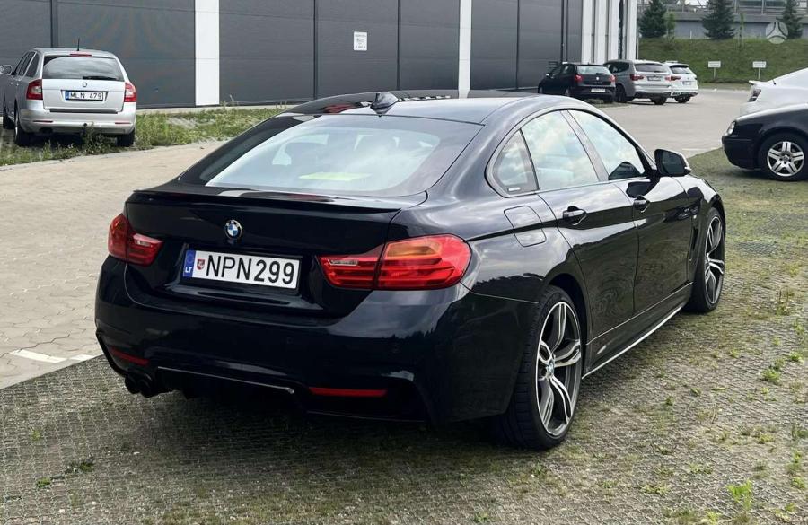 Blue BMW 420 Gran Coupe 2014 in Vilnius, with an engine capacity of 2.00 L and mileage of 309 thousand km for 10650 €, photo 7 on AUTOMOTO.COM.LV