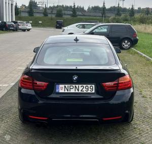 Blue BMW 420 Gran Coupe 2014 in Vilnius, with an engine capacity of 2.00 L and mileage of 309 thousand km for 10650 €, photo 8 on AUTOMOTO.COM.LV