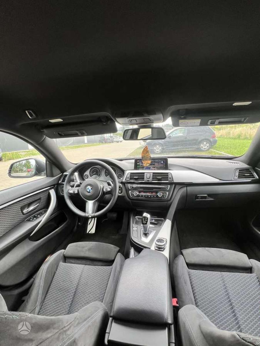 Blue BMW 420 Gran Coupe 2014 in Vilnius, with an engine capacity of 2.00 L and mileage of 309 thousand km for 10650 €, photo 13 on AUTOMOTO.COM.LV