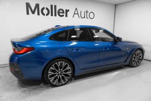 Blue BMW 420 Gran Coupe 2023 in Vilnius, with an engine capacity of 2.00 L and mileage of 116 thousand km for 36900 €, photo 5 on AUTOMOTO.COM.LV