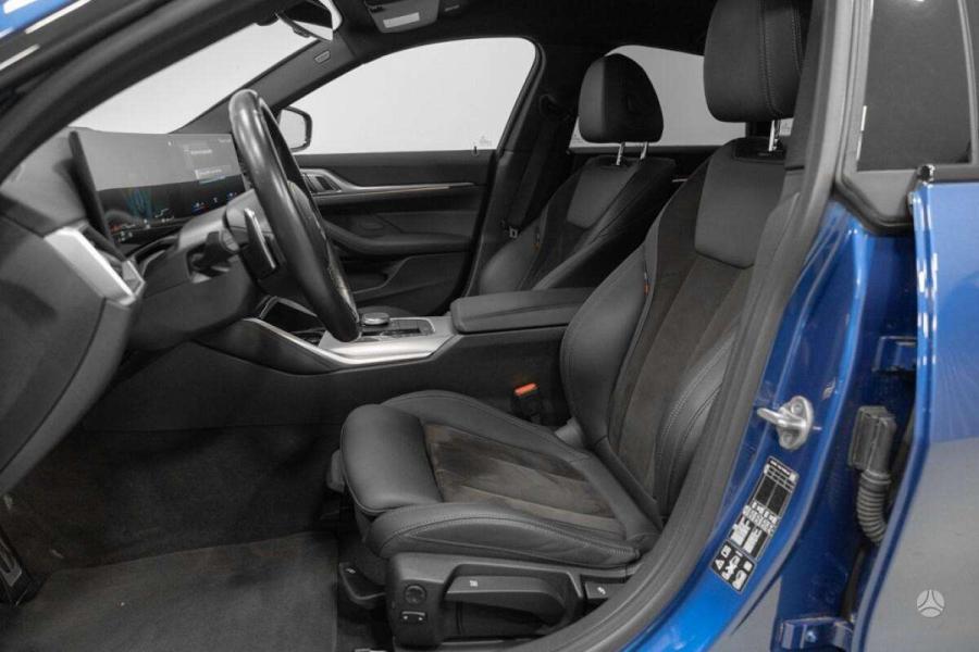 Blue BMW 420 Gran Coupe 2023 in Vilnius, with an engine capacity of 2.00 L and mileage of 116 thousand km for 36900 €, photo 7 on AUTOMOTO.COM.LV