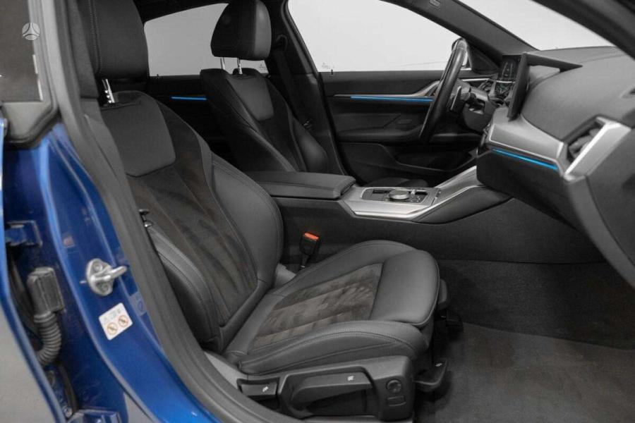 Blue BMW 420 Gran Coupe 2023 in Vilnius, with an engine capacity of 2.00 L and mileage of 116 thousand km for 36900 €, photo 9 on AUTOMOTO.COM.LV
