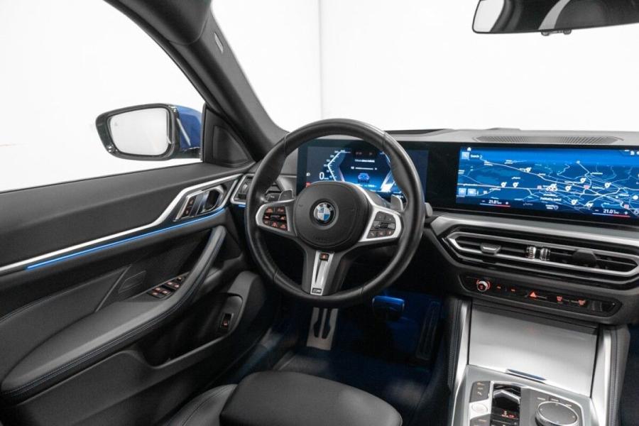 Blue BMW 420 Gran Coupe 2023 in Vilnius, with an engine capacity of 2.00 L and mileage of 116 thousand km for 36900 €, photo 12 on AUTOMOTO.COM.LV