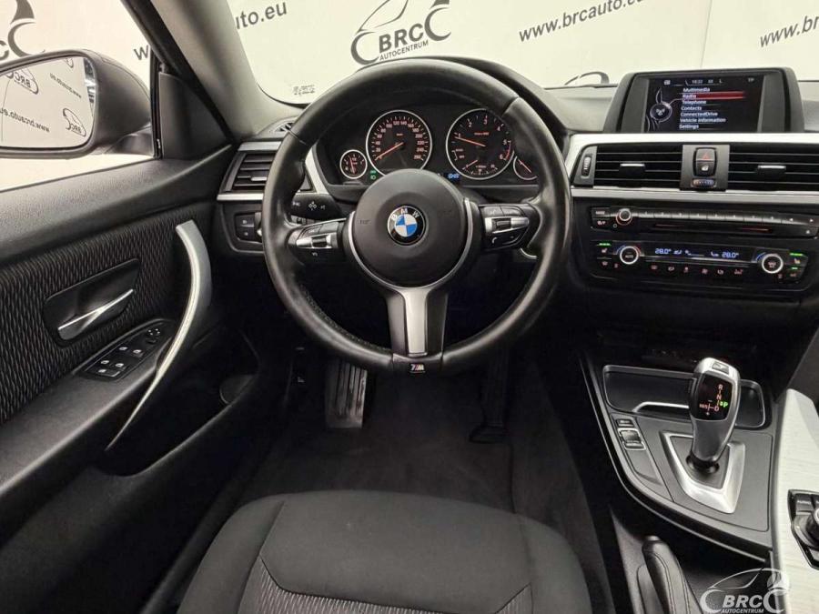 Brown BMW 420 Gran Coupe 2016 in Vilnius, with an engine capacity of 2.00 L and mileage of 131 thousand km for 15900 €, photo 14 on AUTOMOTO.COM.LV