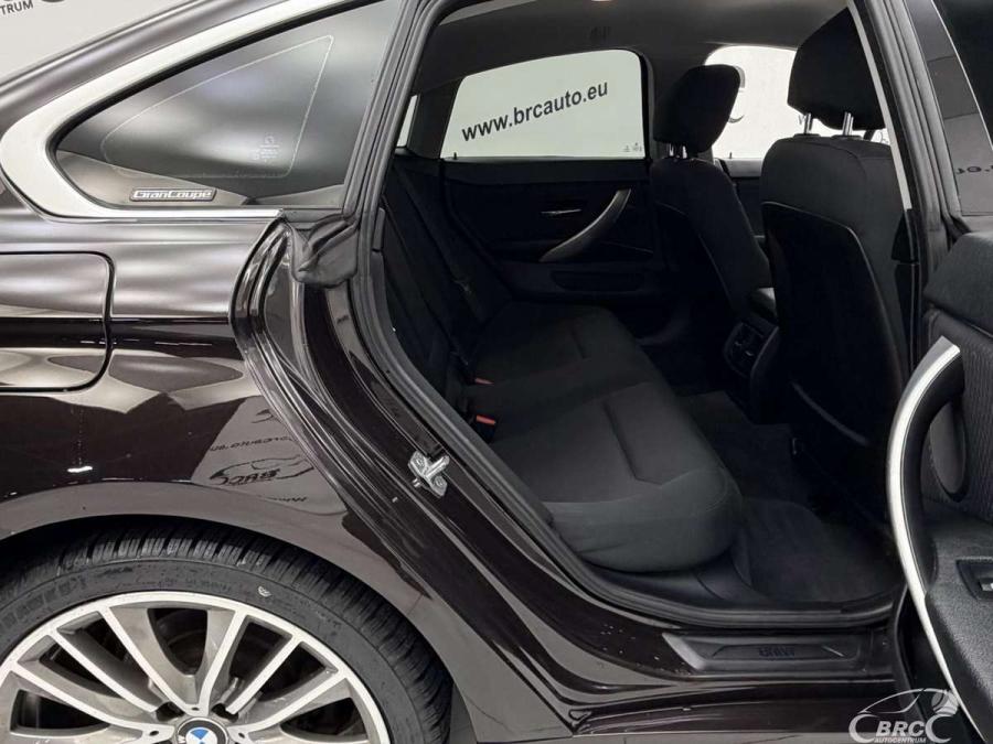 Brown BMW 420 Gran Coupe 2016 in Vilnius, with an engine capacity of 2.00 L and mileage of 131 thousand km for 14500 €, photo 11 on AUTOMOTO.COM.LV