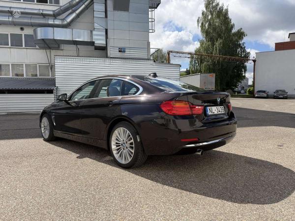 Brūns BMW 420 Gran Coupe 2015 Viļņa, ar dzinēja tilpumu 2.00 L un nobraukumu 145 tūkst. km par 14800 €, foto 7 vietnē AUTOMOTO.COM.LV