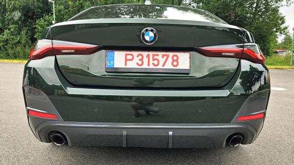Zaļš BMW 420 Gran Coupe 2023 Viļņa, ar dzinēja tilpumu 2.00 L un nobraukumu 46 tūkst. km par 36905 €, foto 5 vietnē AUTOMOTO.COM.LV