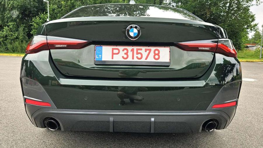 Зеленый БМВ 420 Gran Coupe 2023 в Вильнюс, объемом двигателя 2.00 л и пробегом 46 тыс. км за 36905 €, фото 6 на AUTOMOTO.COM.LV