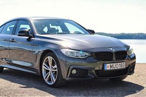 Grey BMW 420 Gran Coupe 2014 in Kaunas, with an engine capacity of 2.00 L and mileage of 320 thousand km for 13500 €, photo 3 on AUTOMOTO.COM.LV