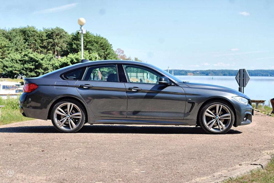 Grey BMW 420 Gran Coupe 2014 in Kaunas, with an engine capacity of 2.00 L and mileage of 320 thousand km for 13500 €, photo 6 on AUTOMOTO.COM.LV
